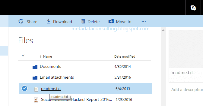 Metadata Consulting [dot] ca: Microsoft's OneDrive 2016 Online Text ...