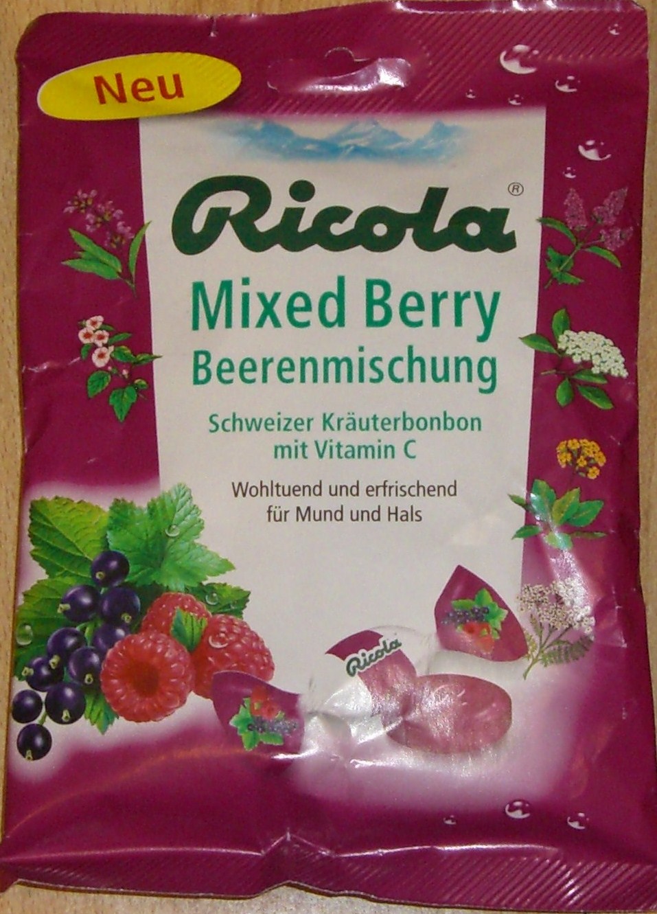 hauserische testfamilie: ... lutscht drei sorten von RICOLA dank BRANDNOOZ
