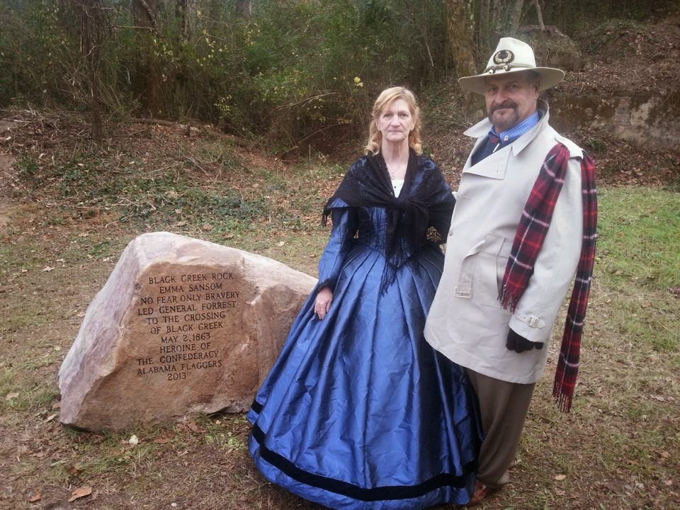 Alabama Flaggers Blog: Emma Sansom and General Forrest Black Creek ...