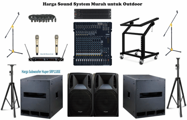 Harga Satu Set Sound System Outdoor Murah Terbaik Simple Januari 2021 ...
