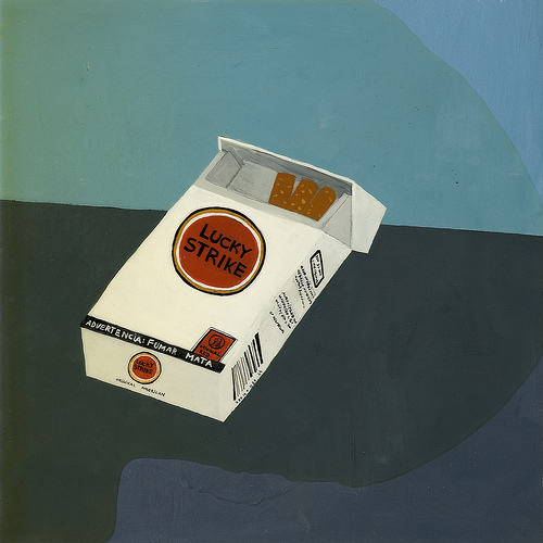 scrapbook.: El Grio paintings of mundane objects.