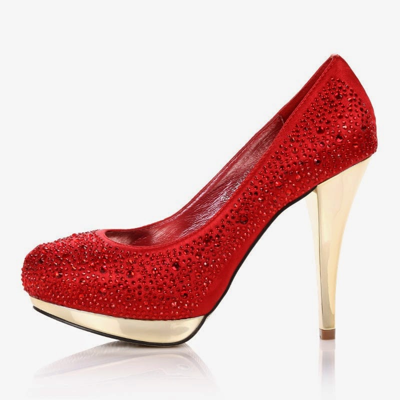 New Fashion Arrivals: Latest Bridle Red Shoes 2014 & 2015 hd Wallpaper