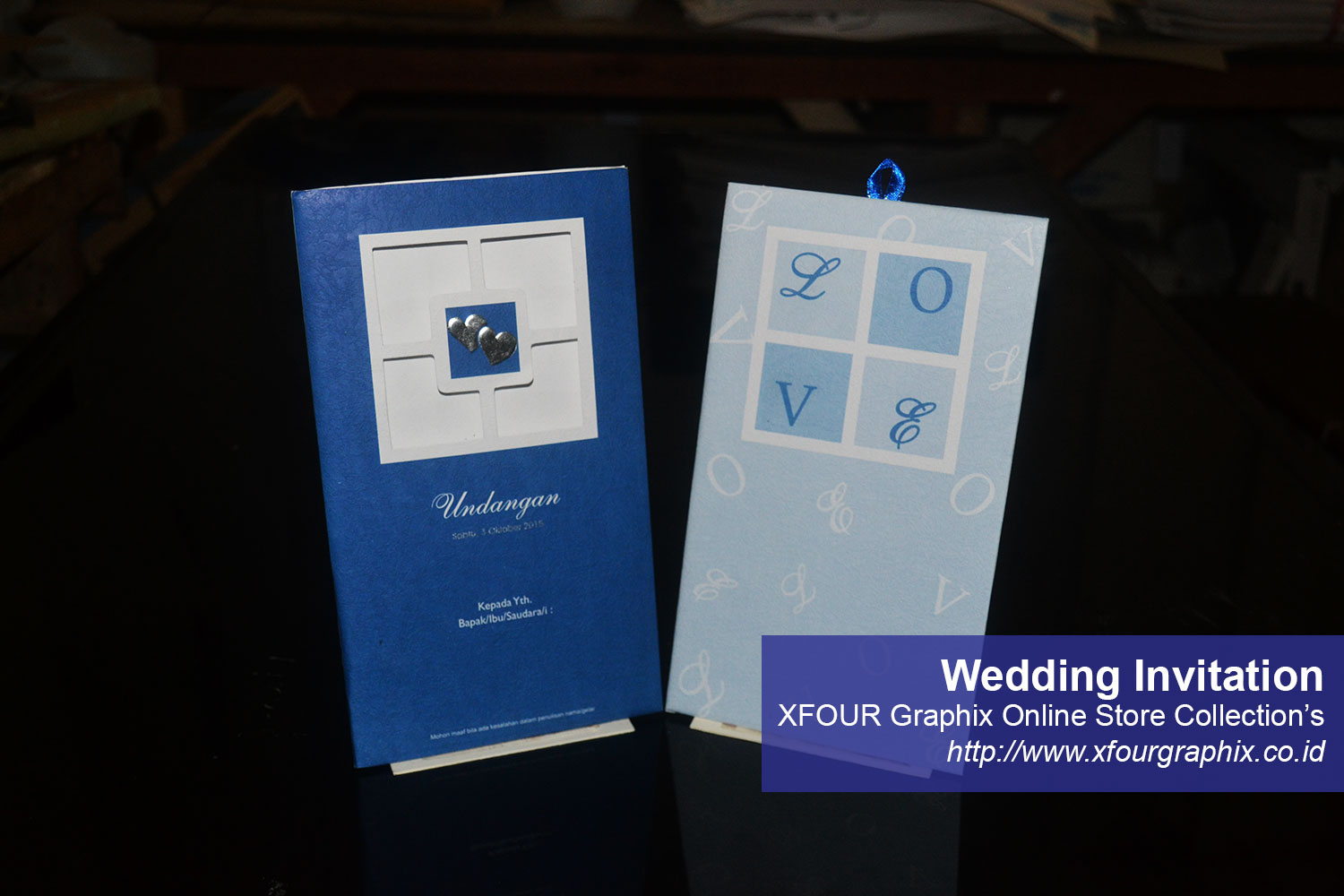 Undangan Pernikahan Hardcover Elegan - Media Cetak xfourgraphix.co.id