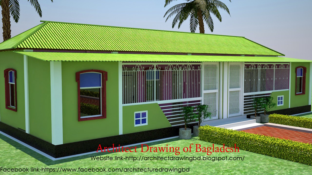 simple tin shade building