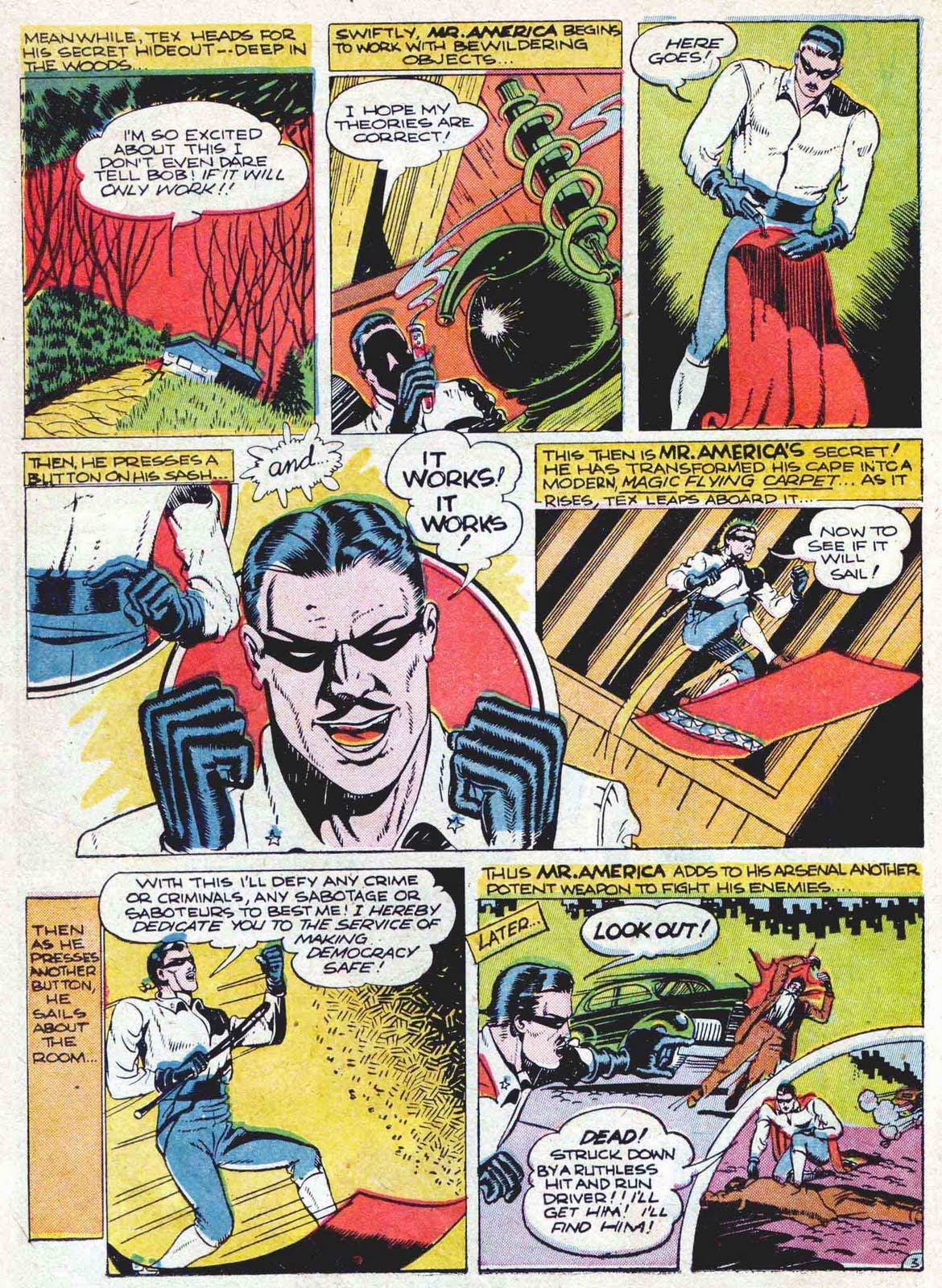 Inside Jeff Overturf's Head: Action Comics - Tex Thompson/Mr. America ...