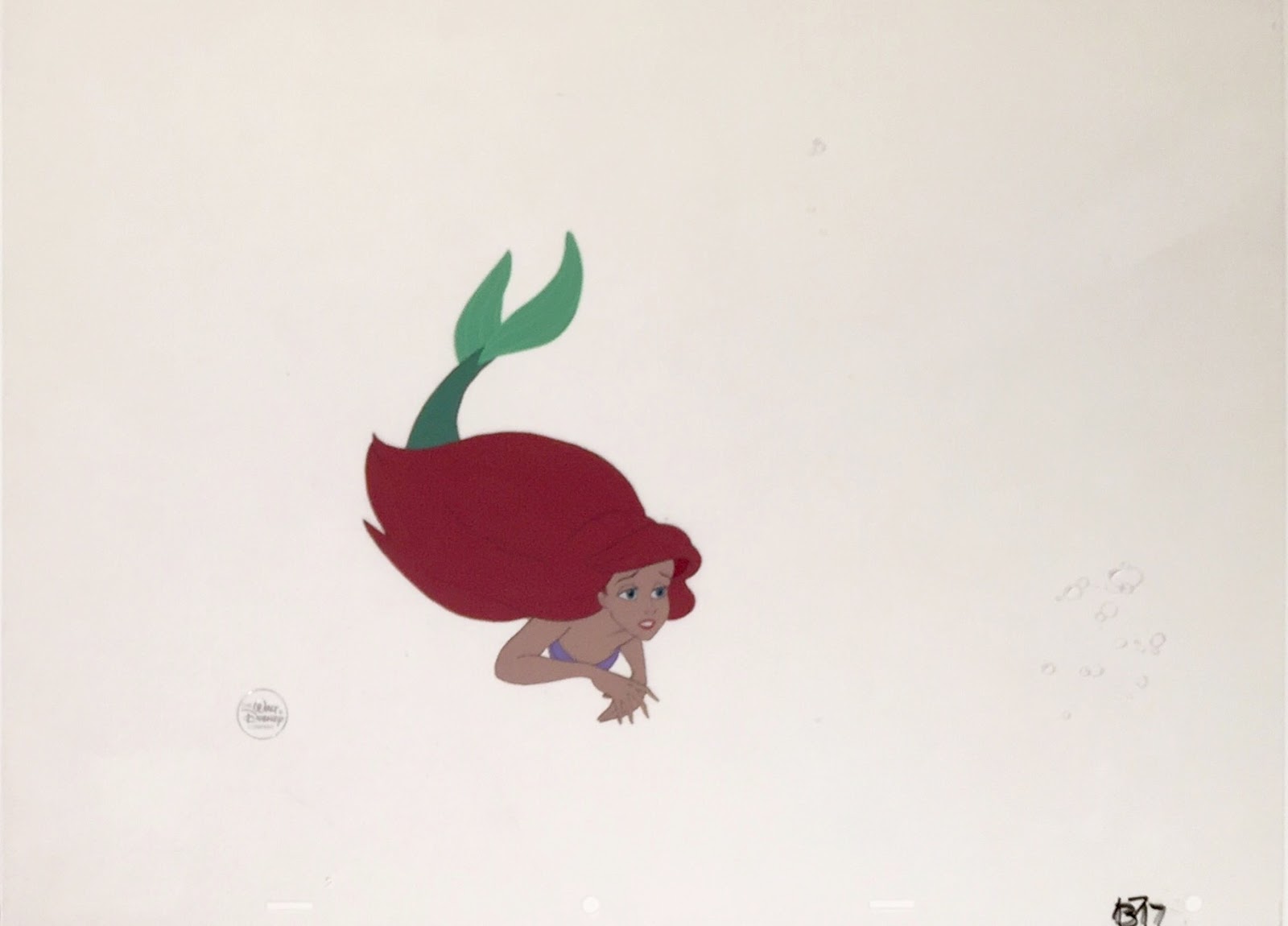 Animation Collection: Original Production Animation Cels of Ariel and ...