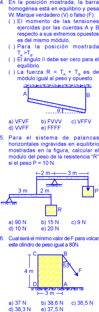 MOMENTO DE UNA FUERZA-TORQUE EJERCICIOS Y PROBLEMAS PARA RESOLVER CON ...