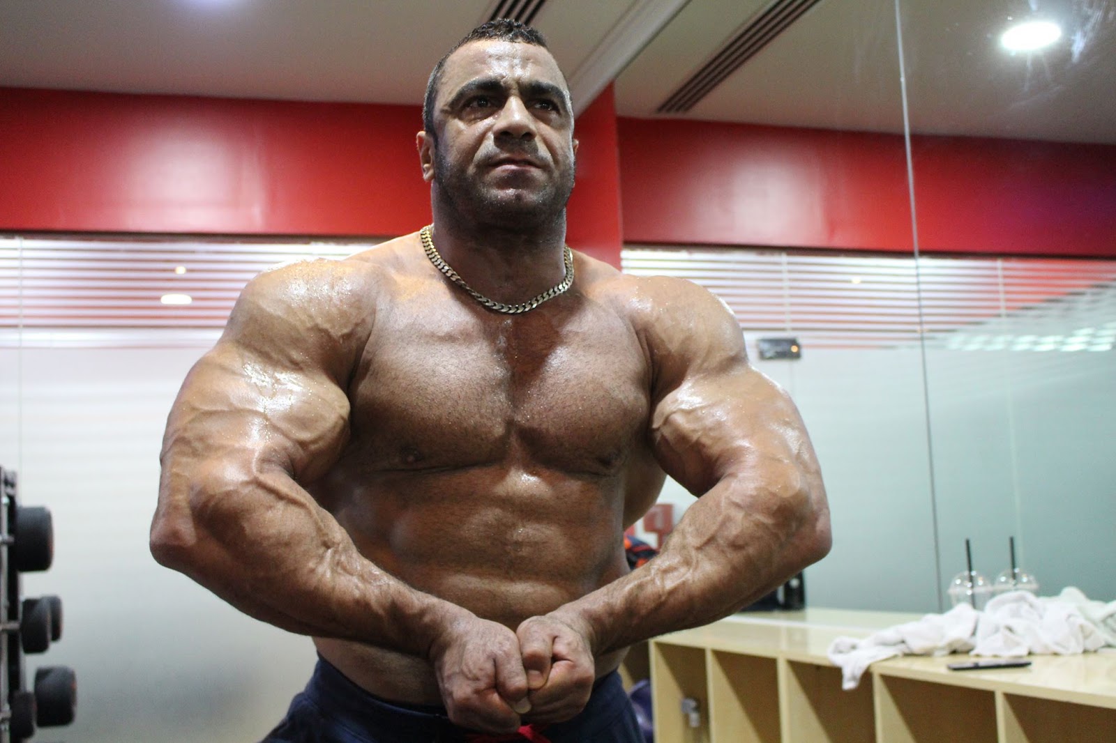 Muscle Lover: Egyptian bodybuilder Essam El Sayed