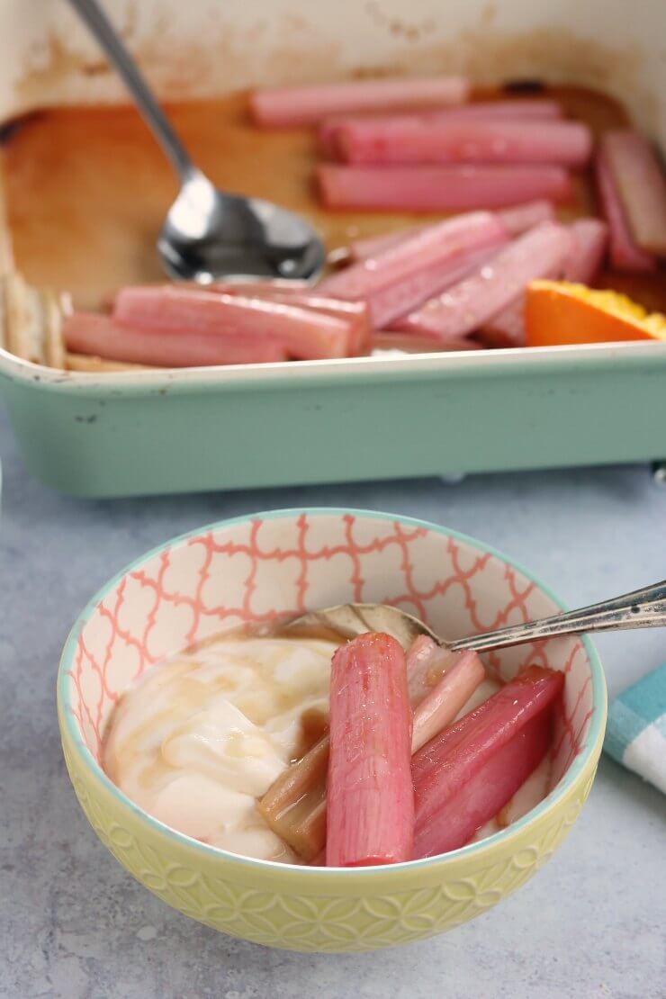 Roasted Rhubarb with Orange & Honey - A Cornish Food Blog | Jam and ...