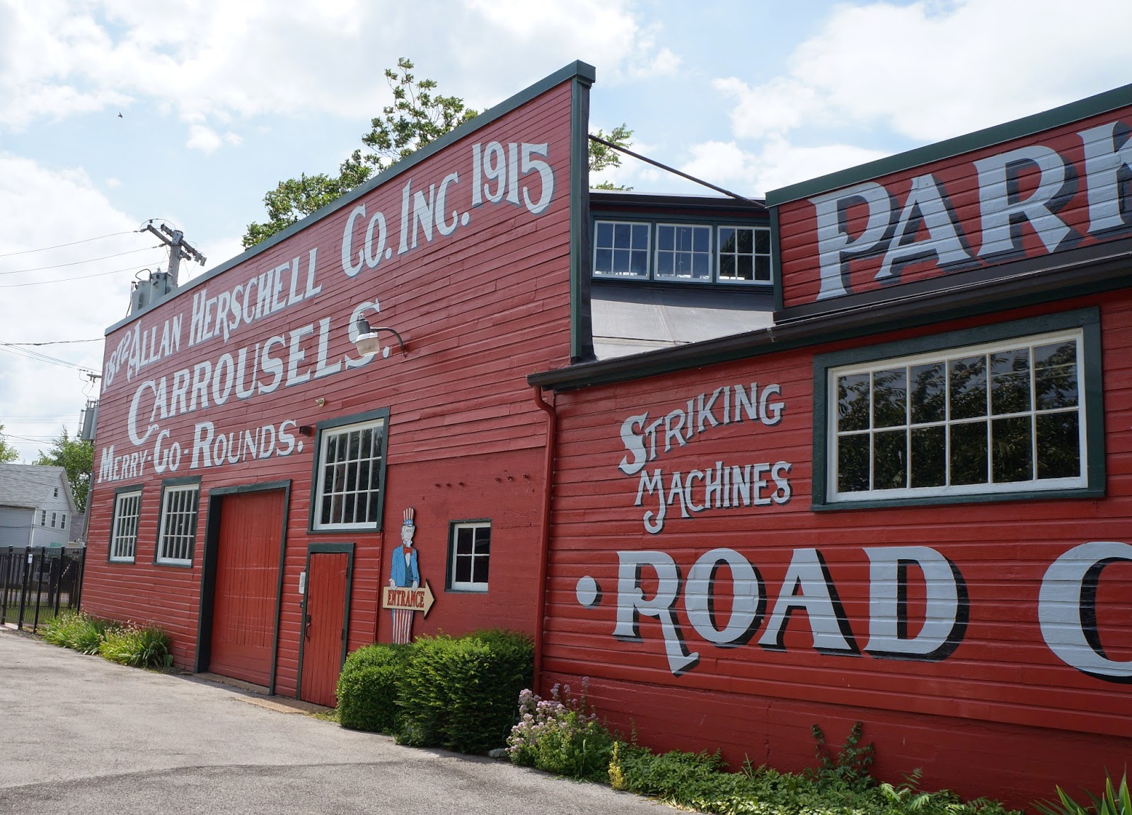Evan and Lauren's Cool Blog: 7/4/14: Herschell Carrousel Factory Museum