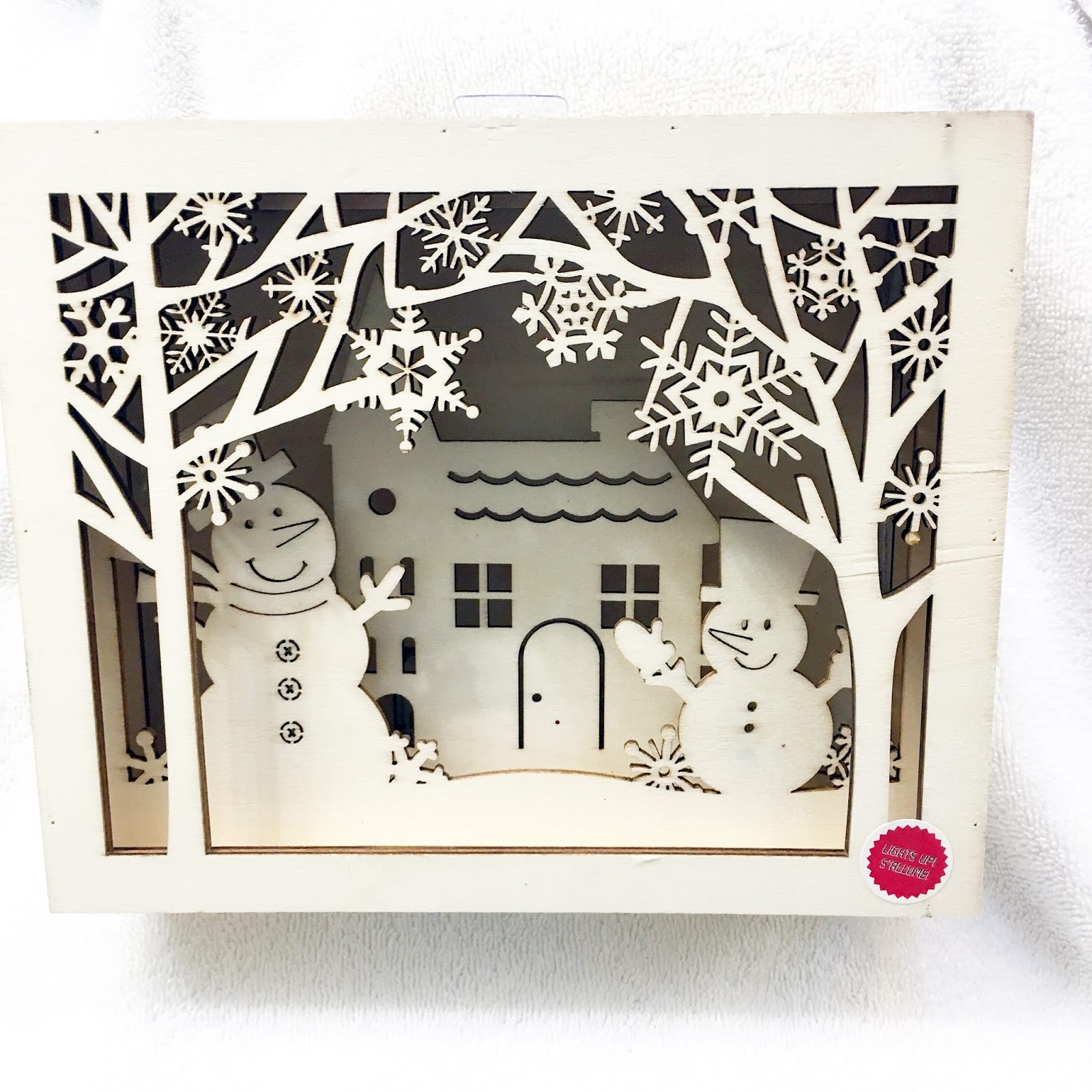 Last Minute DIY Snowman LED Shadow Box Project | Keep Calm and Craft On ...