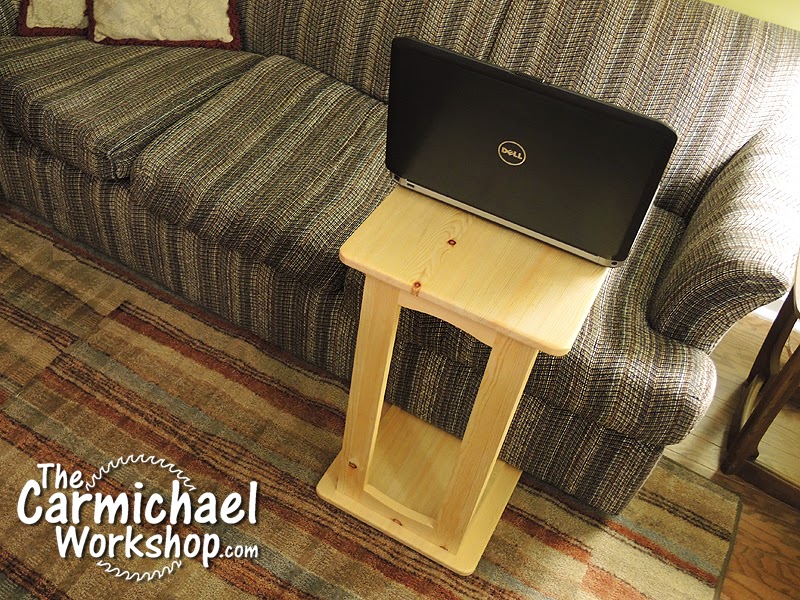 The Carmichael Workshop: Laptop Stand, Snack Table, or Bedside Desk