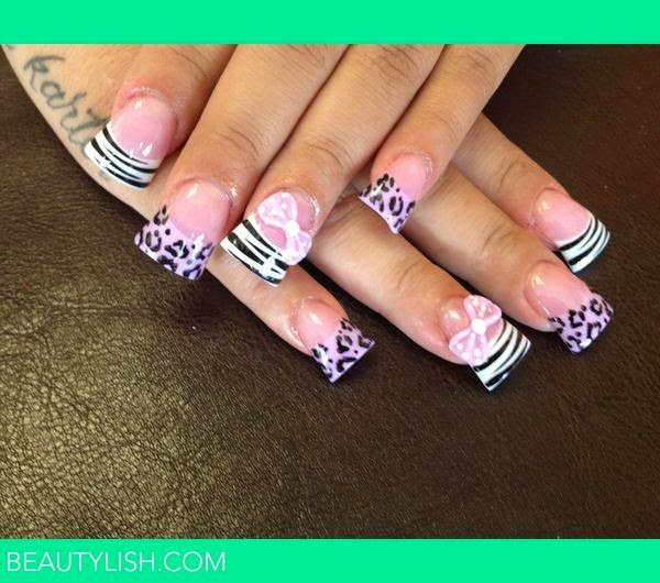 Cute animal print acrylic nail designs | Nail Art and Tattoo Design ...