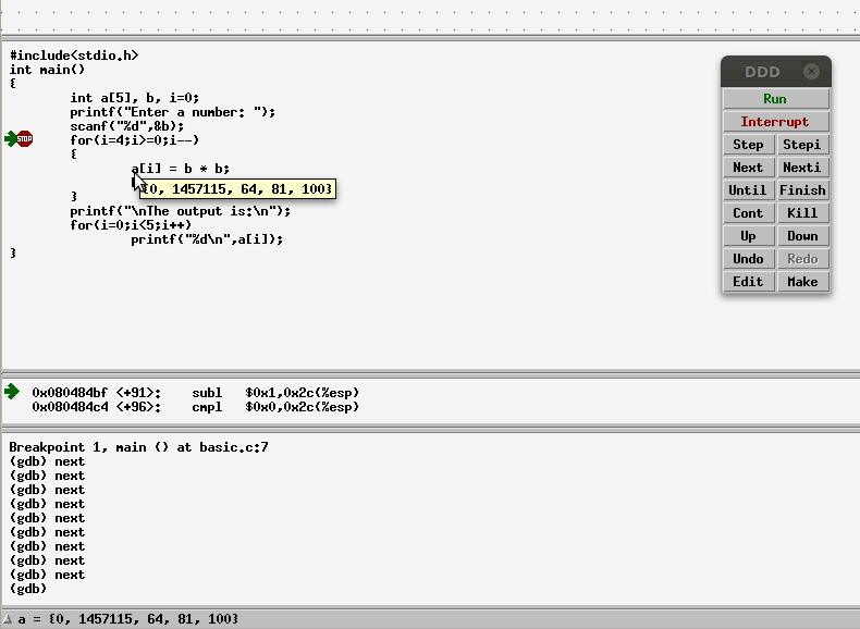 DDD: Best Visual Debugger :: Sandip Foundation's Students' Blog.