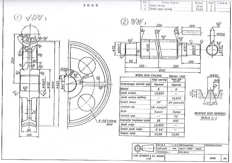 Menggambar Teknik - Mesin CAD