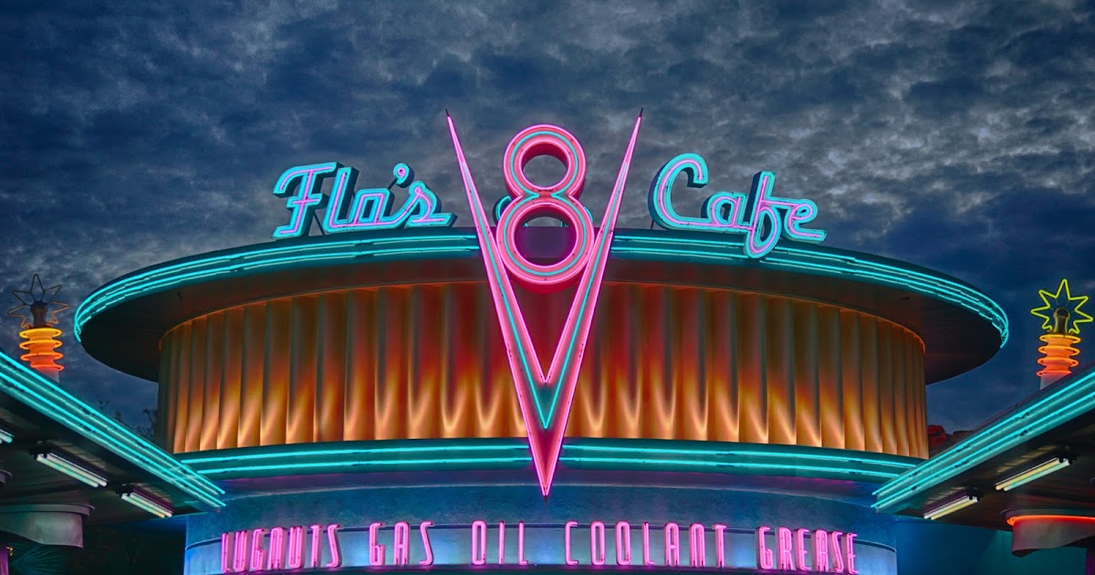 Capturing Disney: Flo's V8 Cafe in HDR