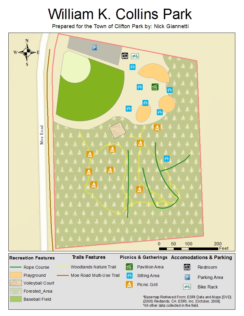 William K. Collins Park, Clifton Park