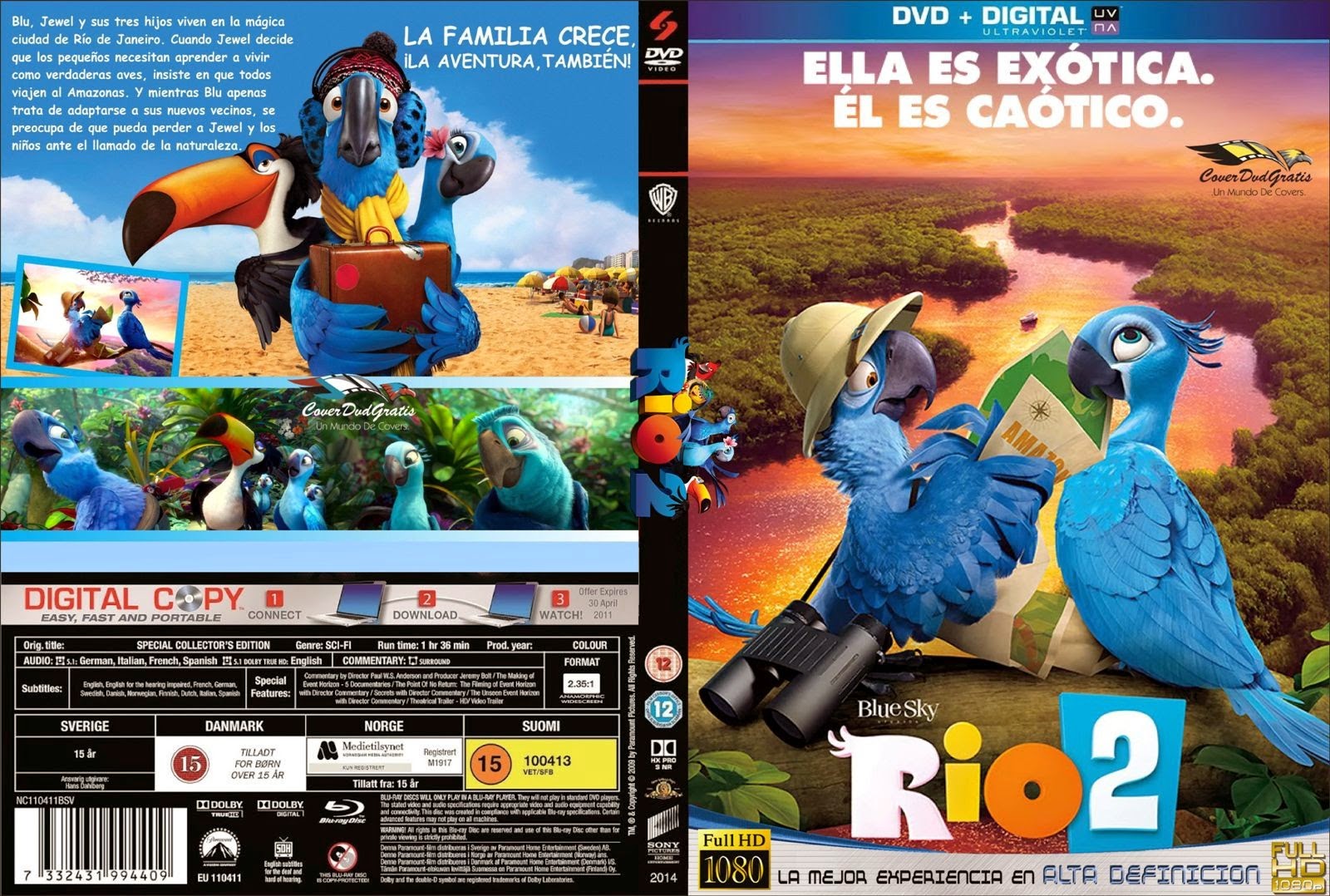 Cover: Rio 2 dvd