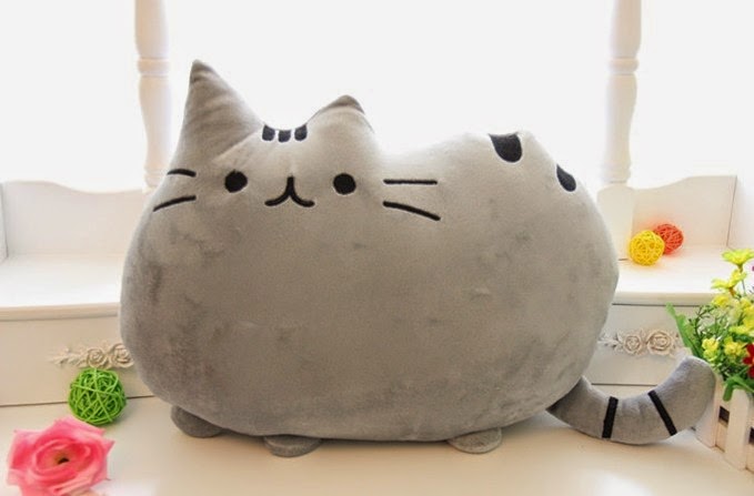 Bantal Comel Kucing Gemuk - kedai online