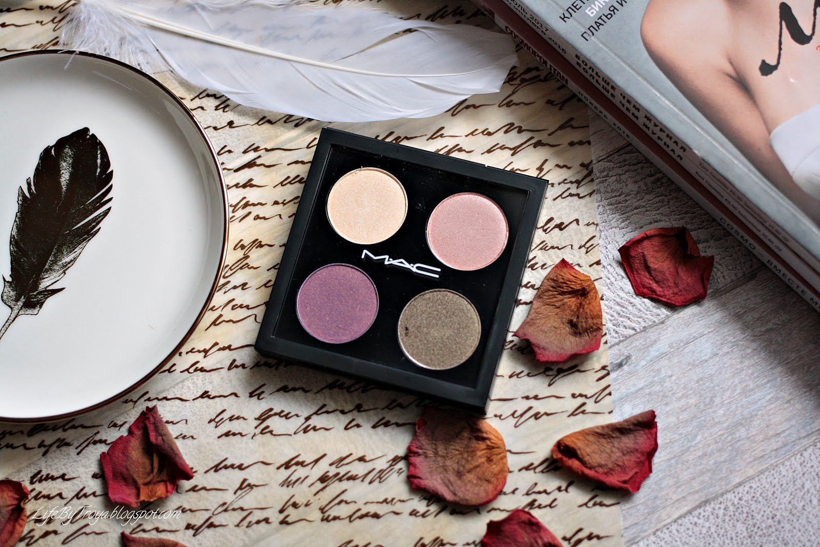 Review:: MAC eyeshadow Trax, Jest, Nylon, Sumptuous Olive - Troya's Land