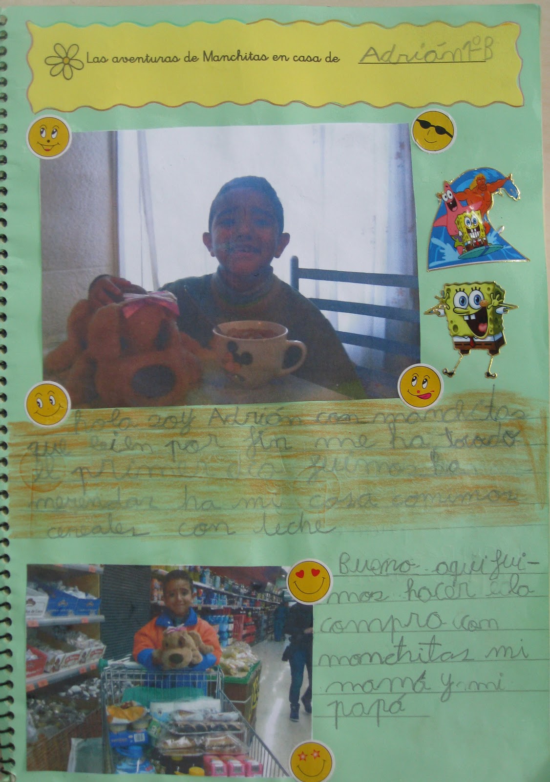 La clase de reli en mi cole: MANCHITAS EN CASA DE ADRIÁN La clase de reli en mi cole: MANCHITAS EN CASA DE ADRIÁN