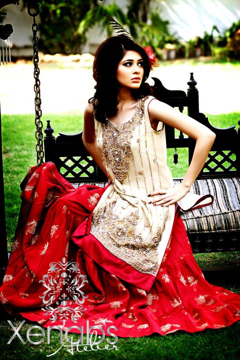 Heavy Embroidered Dresses | Bridal Embroidered by Xenab's Atelier ...