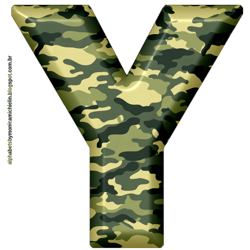 ADSUMUS: GREEN CAMOUFLAGE ALPHABET LETTERS PNG, ALFABETO CAMUFLADO VERDE
