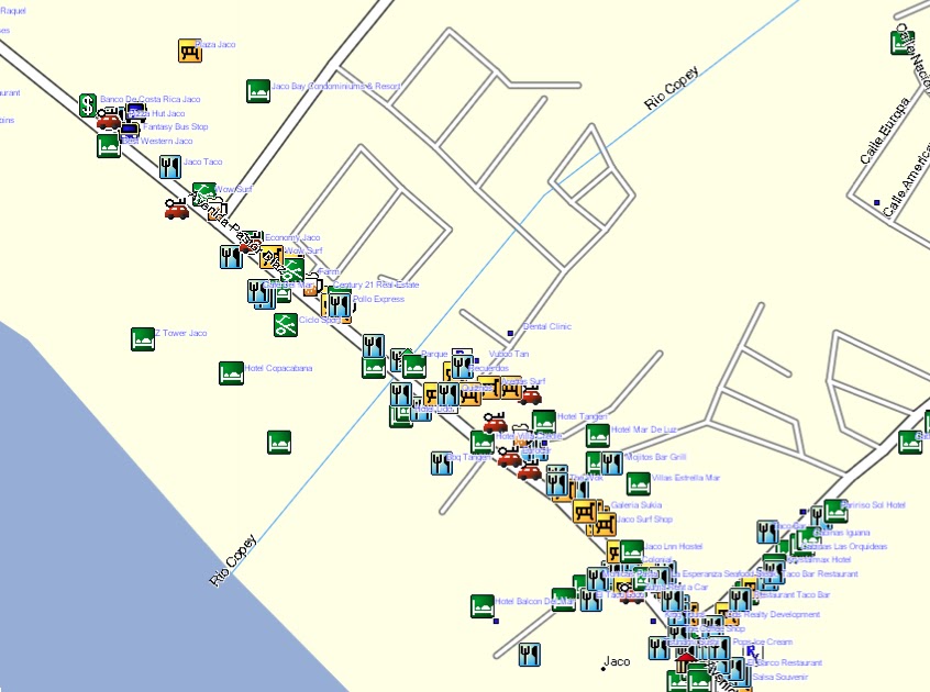 GPSTravelMaps.com: Costa Rica Address