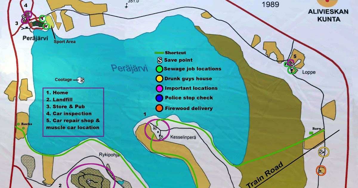 [Locais] Mapa do Jogo | My Summer Car Brasil