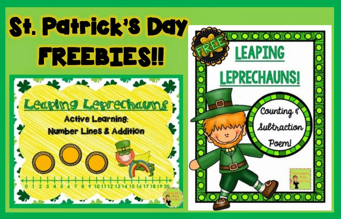 The Primary Pack: Leaping Leprechauns! Freebies!