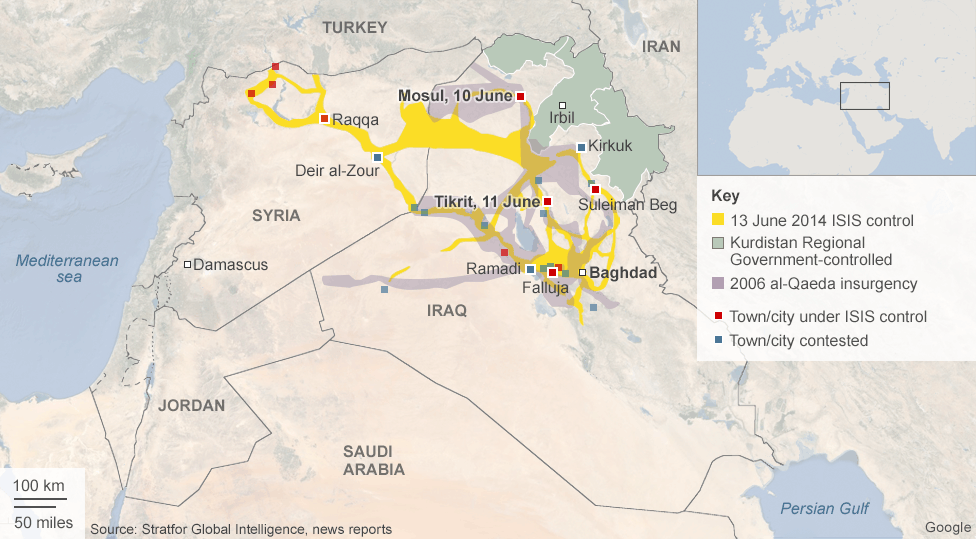 War News Updates: Struggle For Iraq: In Maps
