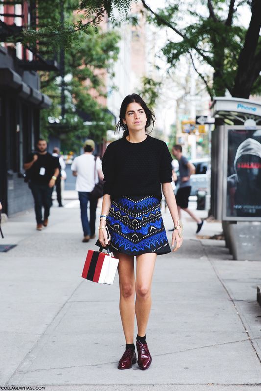 street outfit to inspire _ mini skirt - DIMANCHE