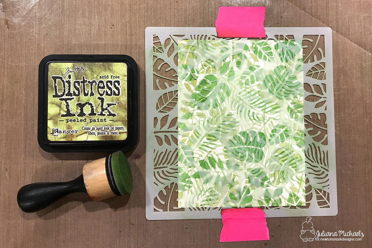 Stenciled Backgrounds 3 Ways - 17turtles Juliana Michaels