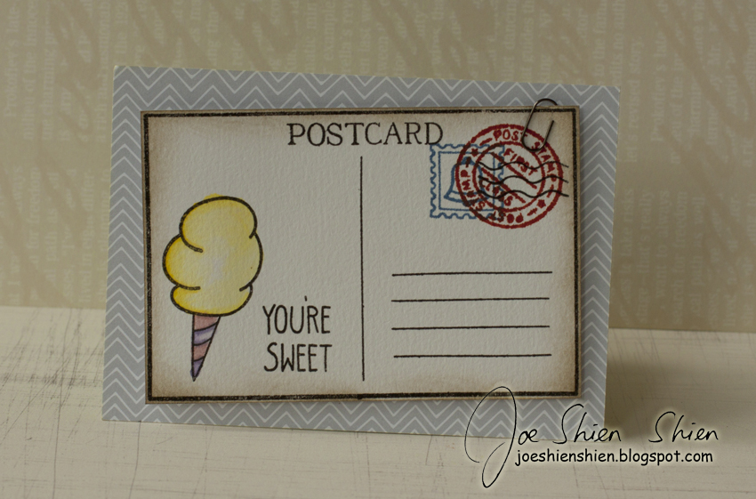 Shien's Paper Arts: mini postcard cards...
