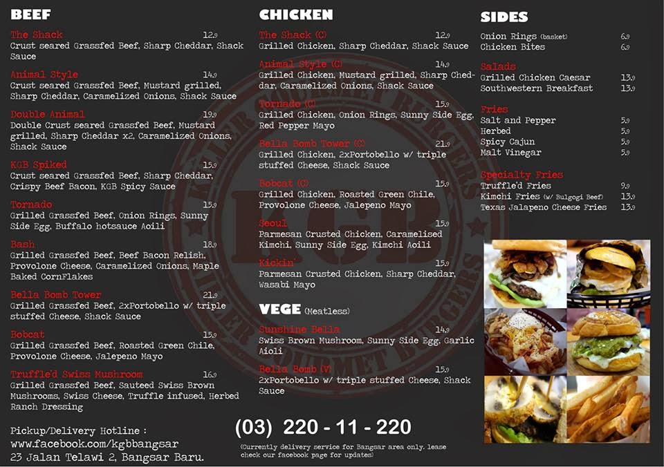 Can You Handle The Truth?: KGB ( Killer Gourmet Burgers) @ Bangsar