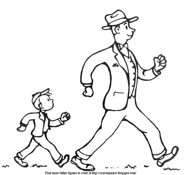 Walk Coloring Page