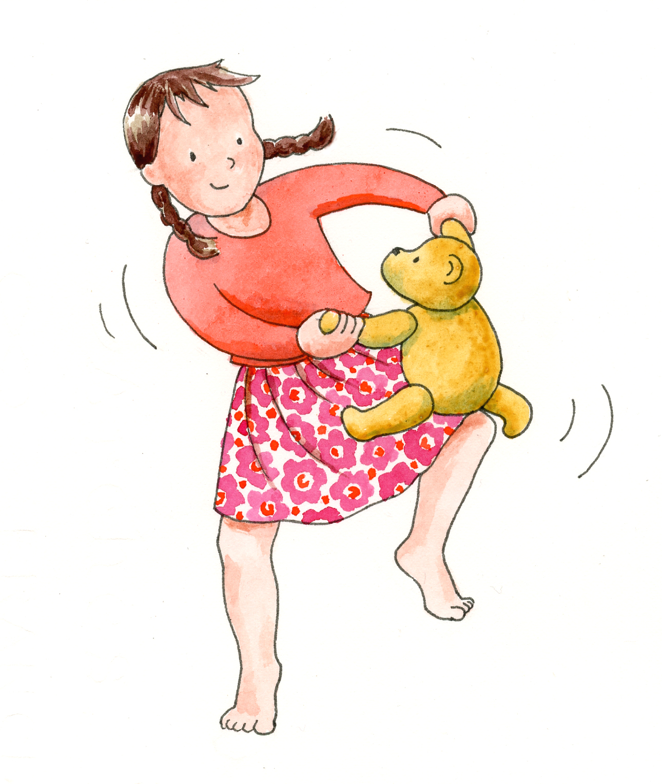 Jumping in Puddles: Illustration Friday - twirl