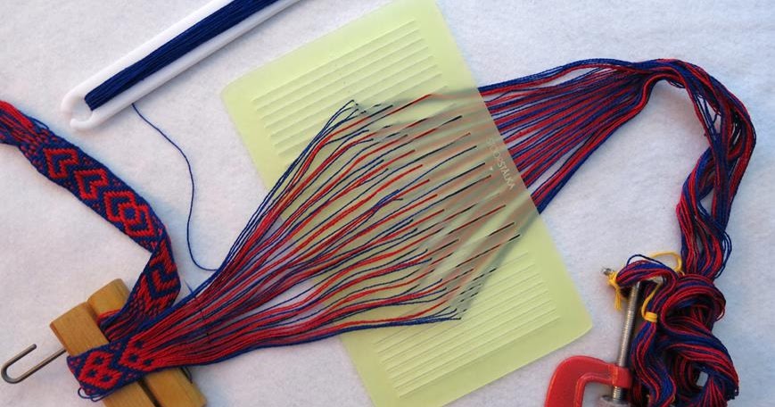 Durham Weaver: Band weaving with 13 pattern threads