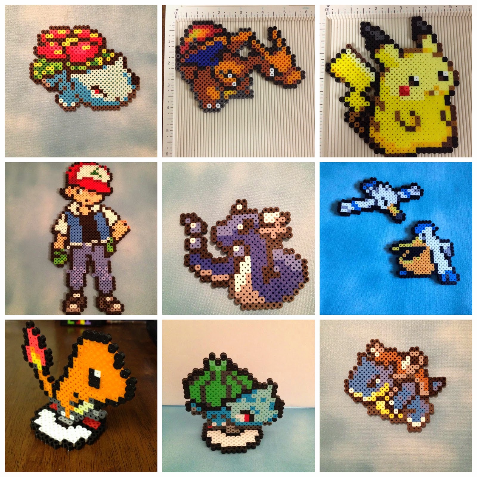 EV Bead Sprites: Many Pokemon Bead Sprites