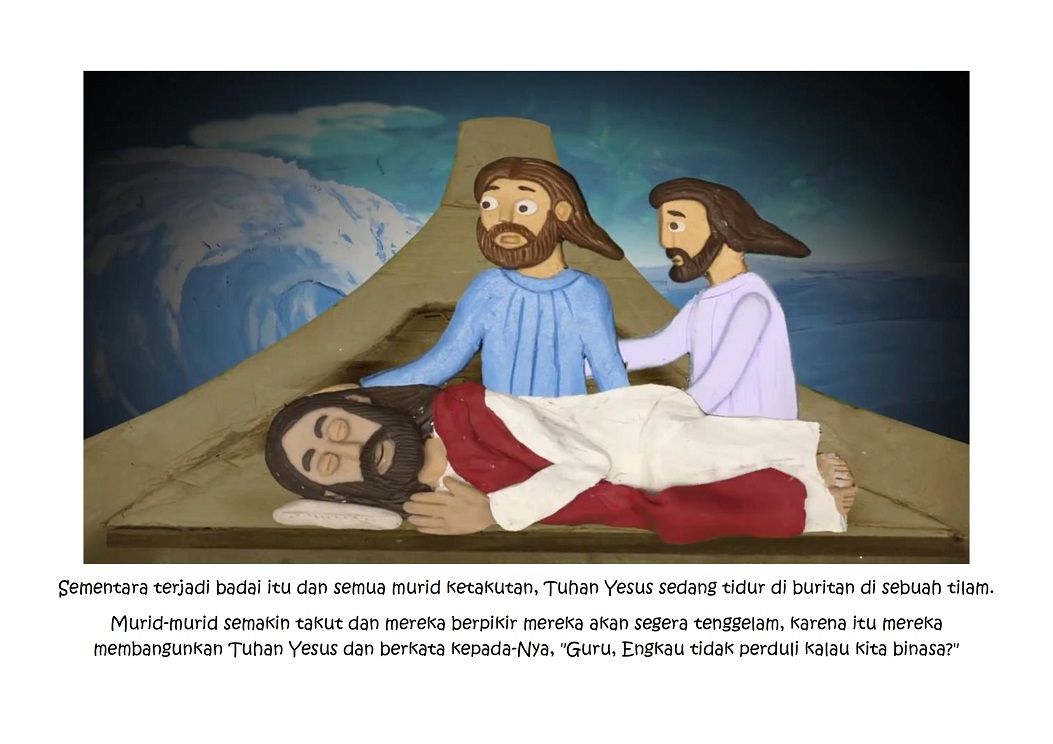 Sekolah Minggu Kreatif: Saya Punya Tuhan Yesus (Markus 4:35-41)