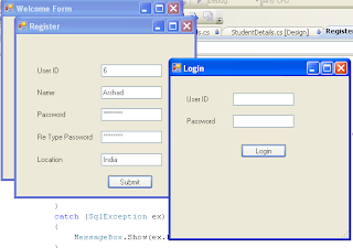 Dot Net Notes: Sample Student login and registration system using ...