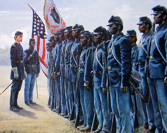 ONCE A CIVIL WAR: May 28, 1863---The 54th Massachusetts is on the march