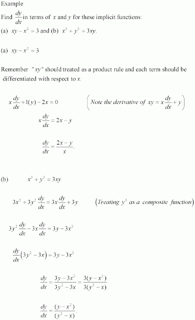 Mr Ben Mathematics Tutorial Differentiation Implicit Function