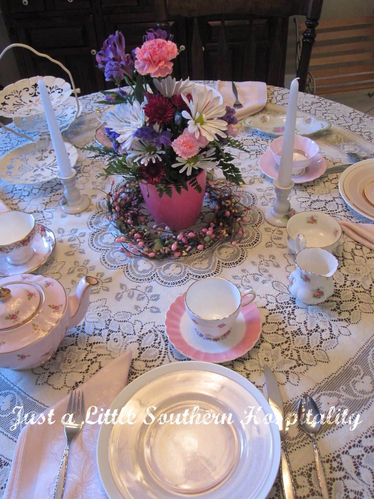 Just a Little Southern Hospitality: In the Pink - Afternoon Tea