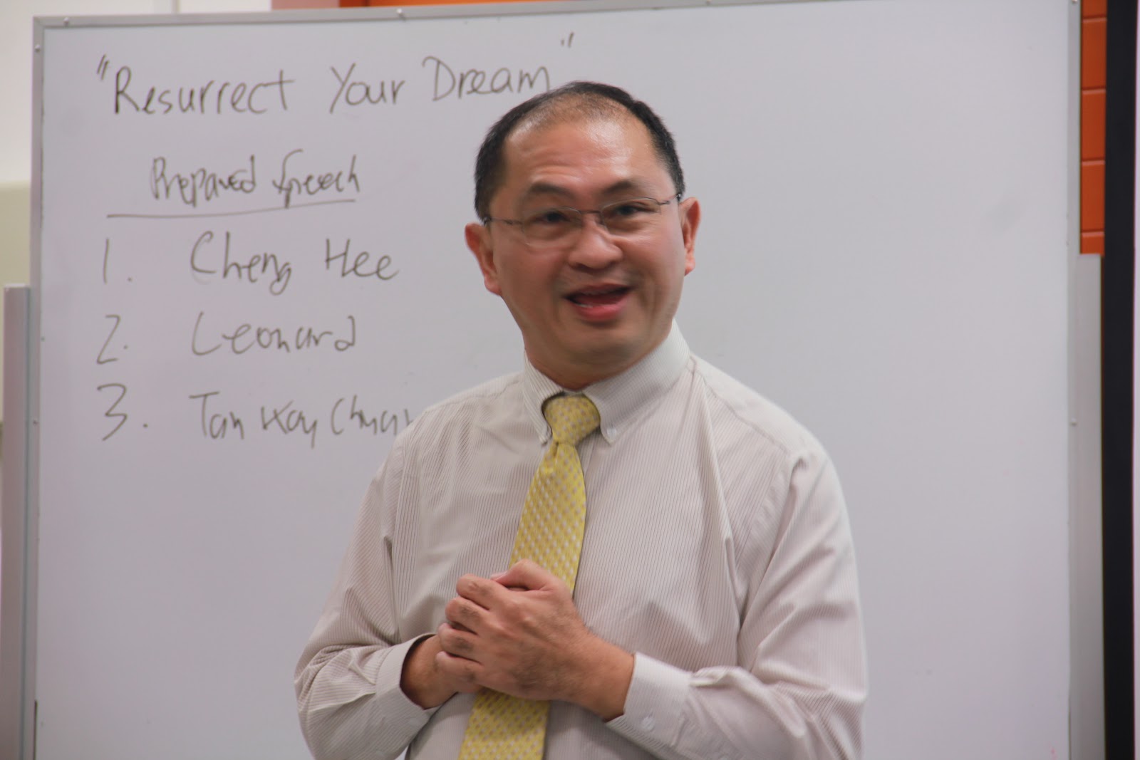 ITE Toastmasters: "Resurrect Your Dream" - 1st Chapter Meeting (Term ...