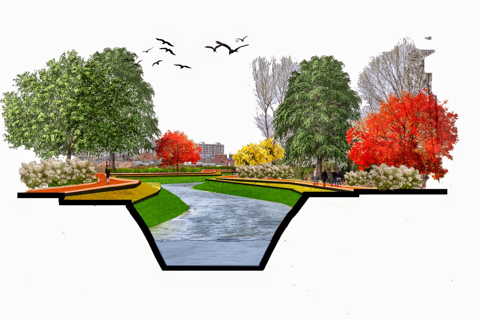 WORKSHOP: Landscape Design Lana River Rivitalization [ Project from ...