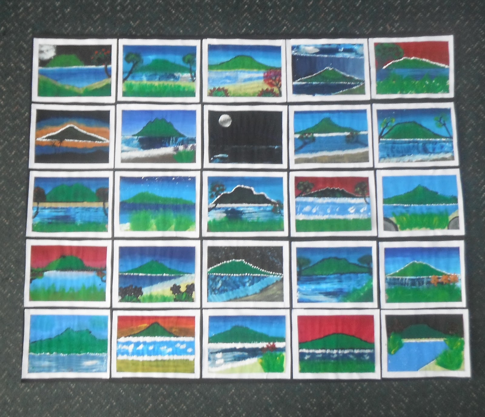 Manurewa Intermediate Room 30: Landscapes and Landforms - Art Week