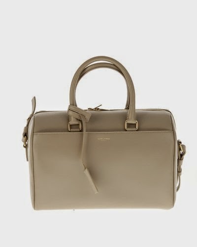 YSL Saint Laurent Classic Duffle 6 Bag in Beige Leather 322049 2904 ...