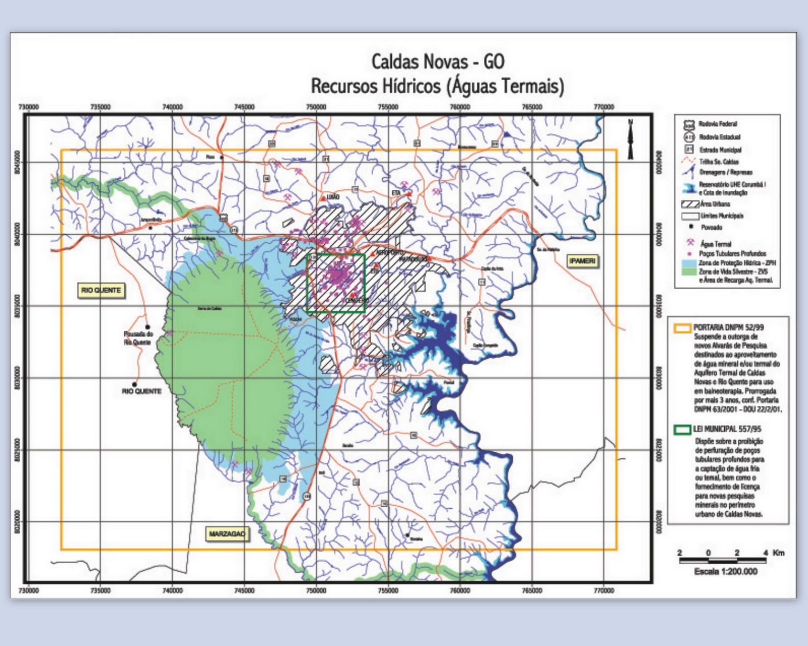 REVISÃO PLANO DIRETOR 2011 - CALDAS NOVAS-GO: VÁRIOS MAPAS DE CALDAS ...