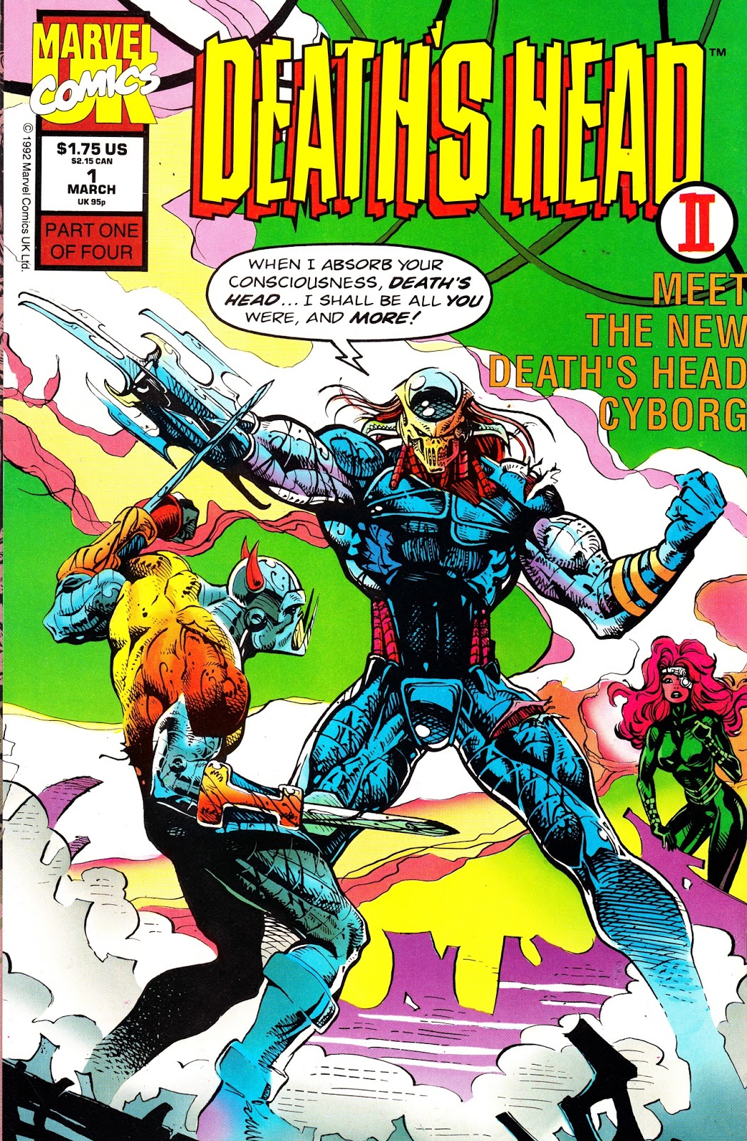 STARLOGGED - GEEK MEDIA AGAIN: 1992: DEATH'S HEAD II LIMITED SERIES ...